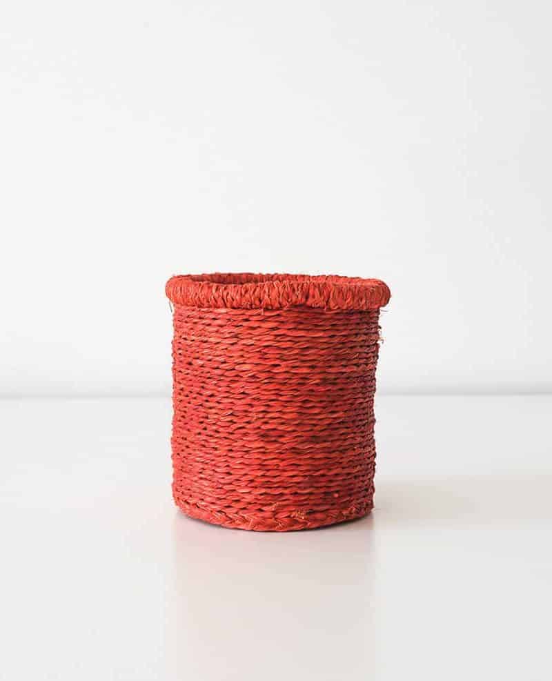Red Swazi Storage Basket | We Are Nomads