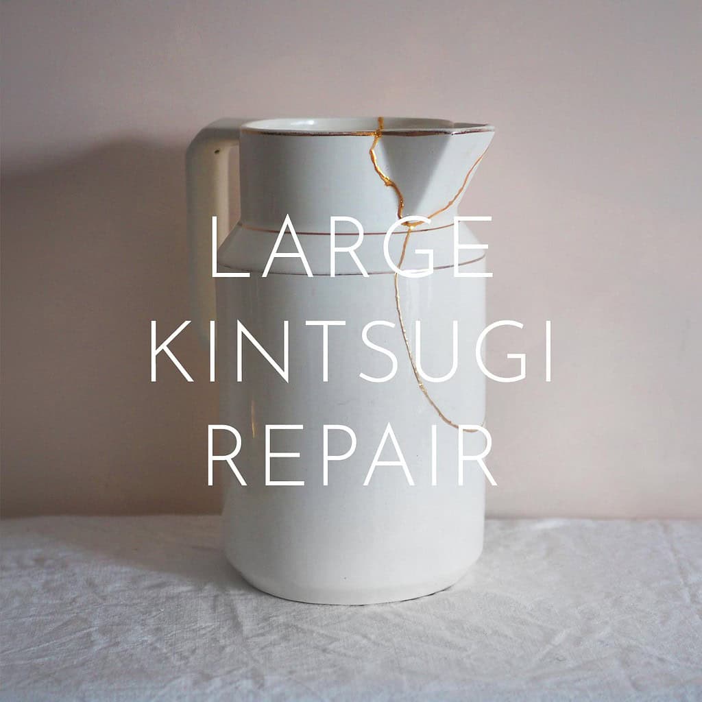 Kintsugi Style Repair – Large | Repair your broken pottery